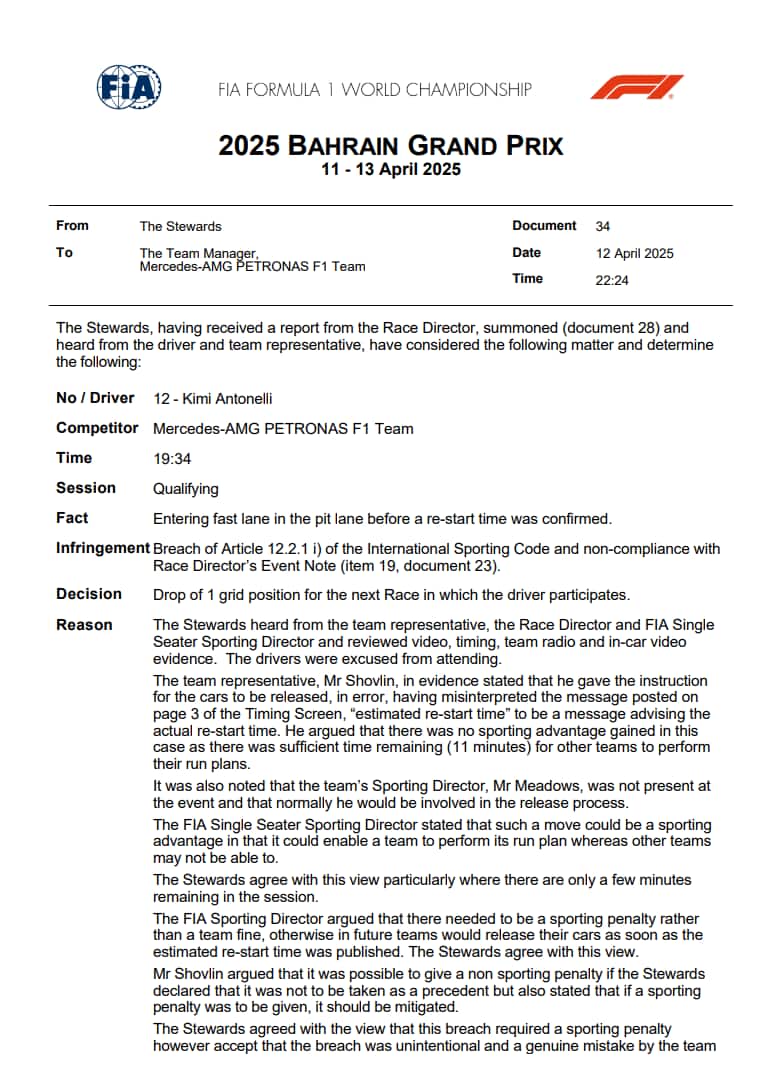 F1, GP Bahrain: qualifiche e pole in diretta live | Sky Sport